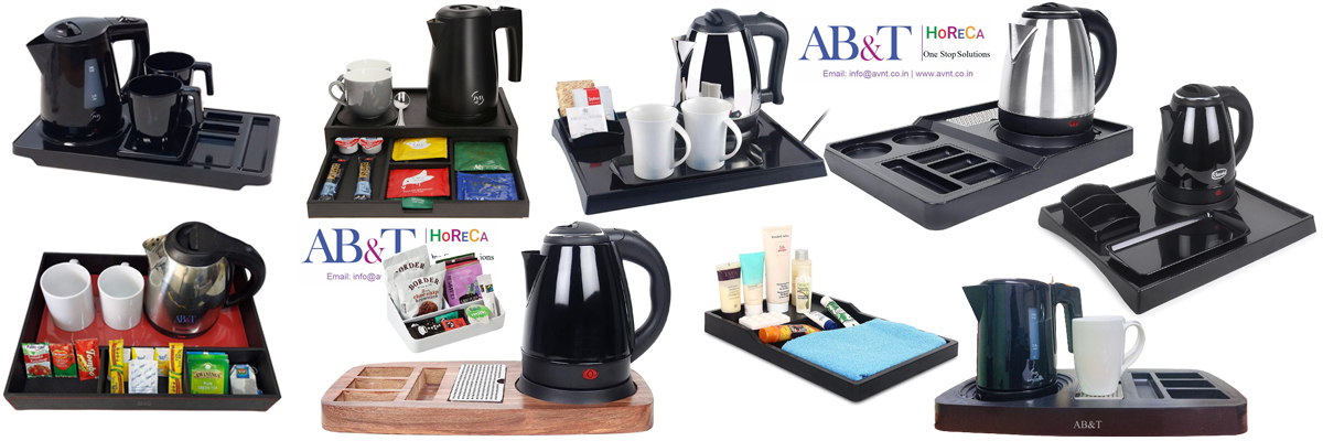 Hotel Welcome Tray with Kettle